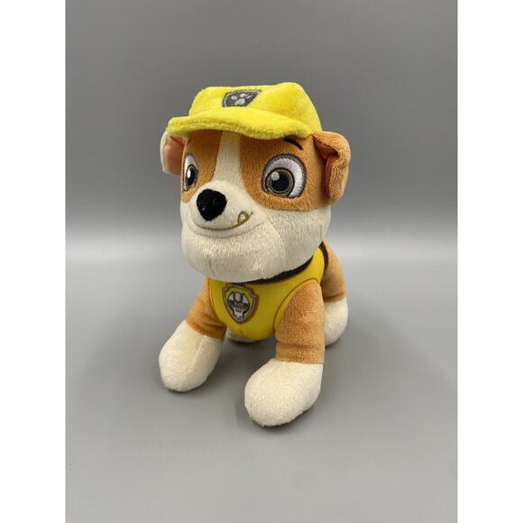 Spin Master | Toys | Paw Patrol 7 Rubble Bulldog Plush Stuffed Animal ...